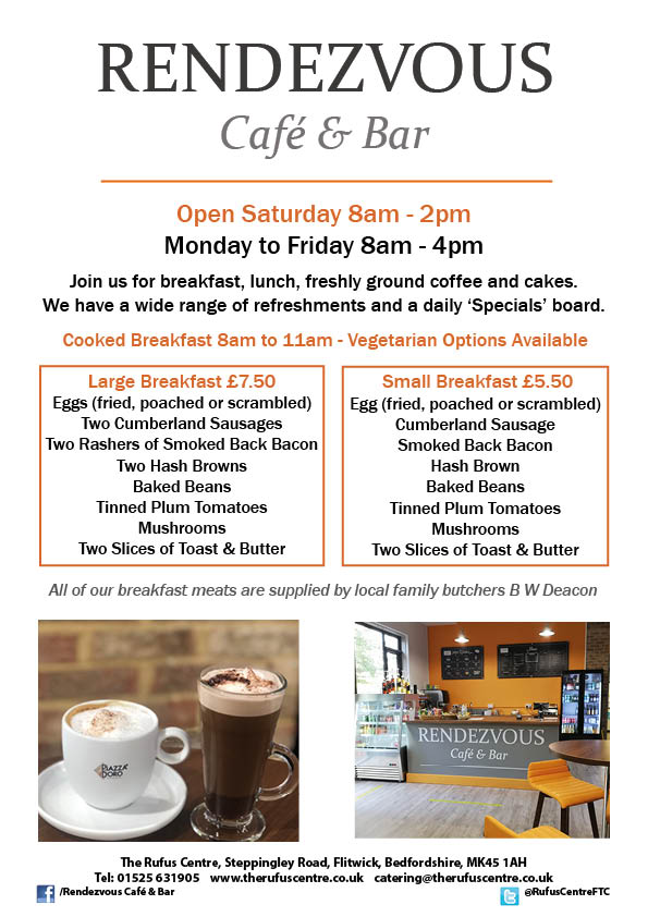 Café Menus – The Rufus Centre