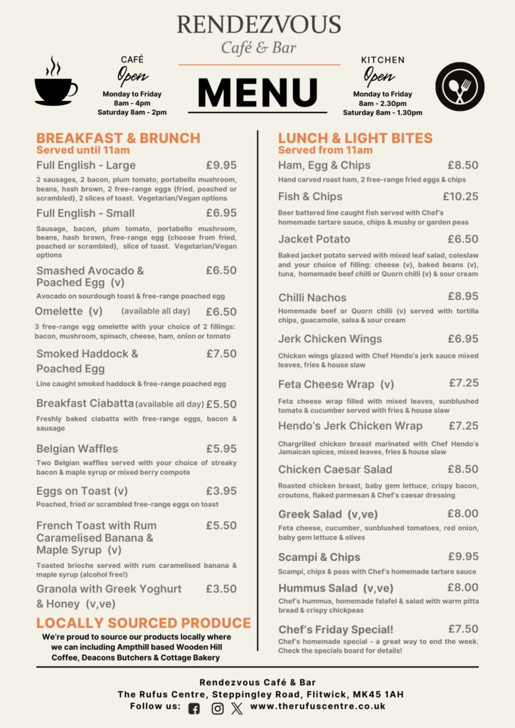 Rendezvous FINAL Version Menu - The Rufus Centre